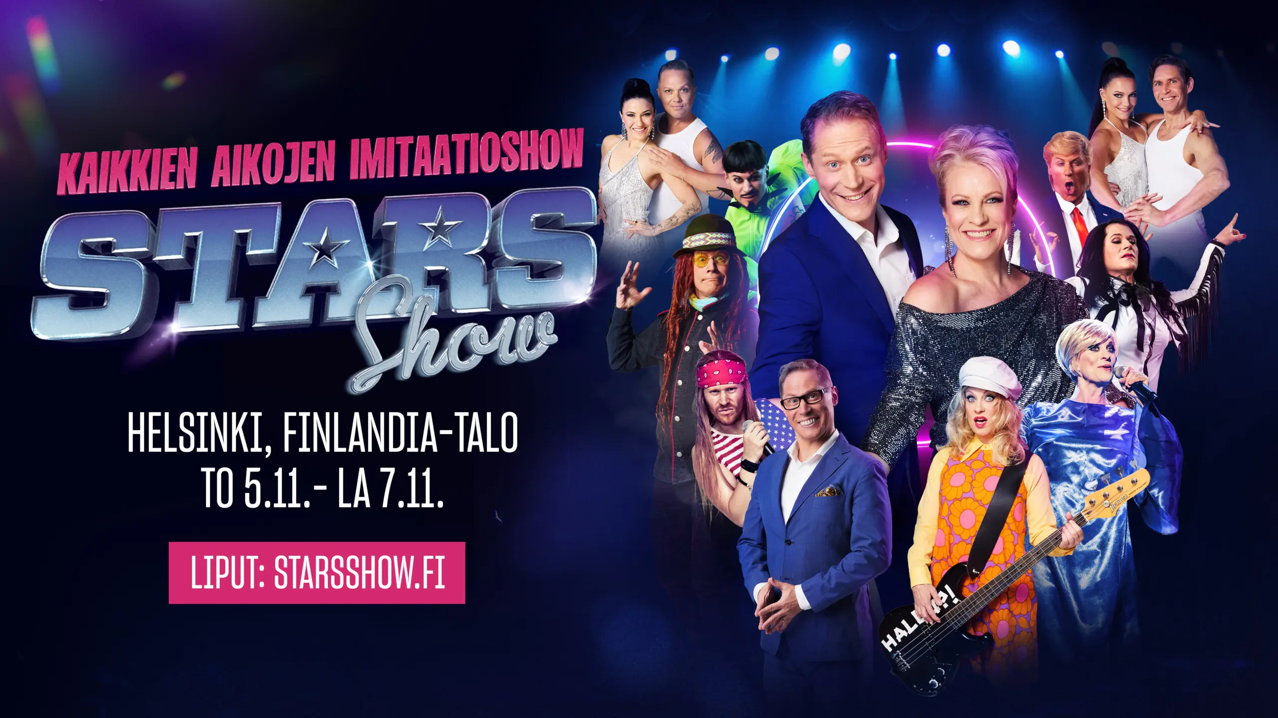 Jarkko Tamminen Show 5.-7.11.2026 - Finlandia-talo